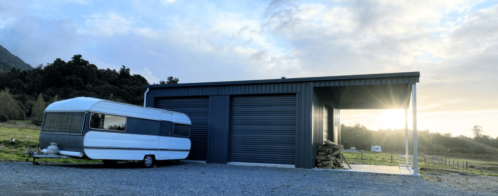 Classic Kiwi Shed on the West Coast | Wide Span Sheds NZ