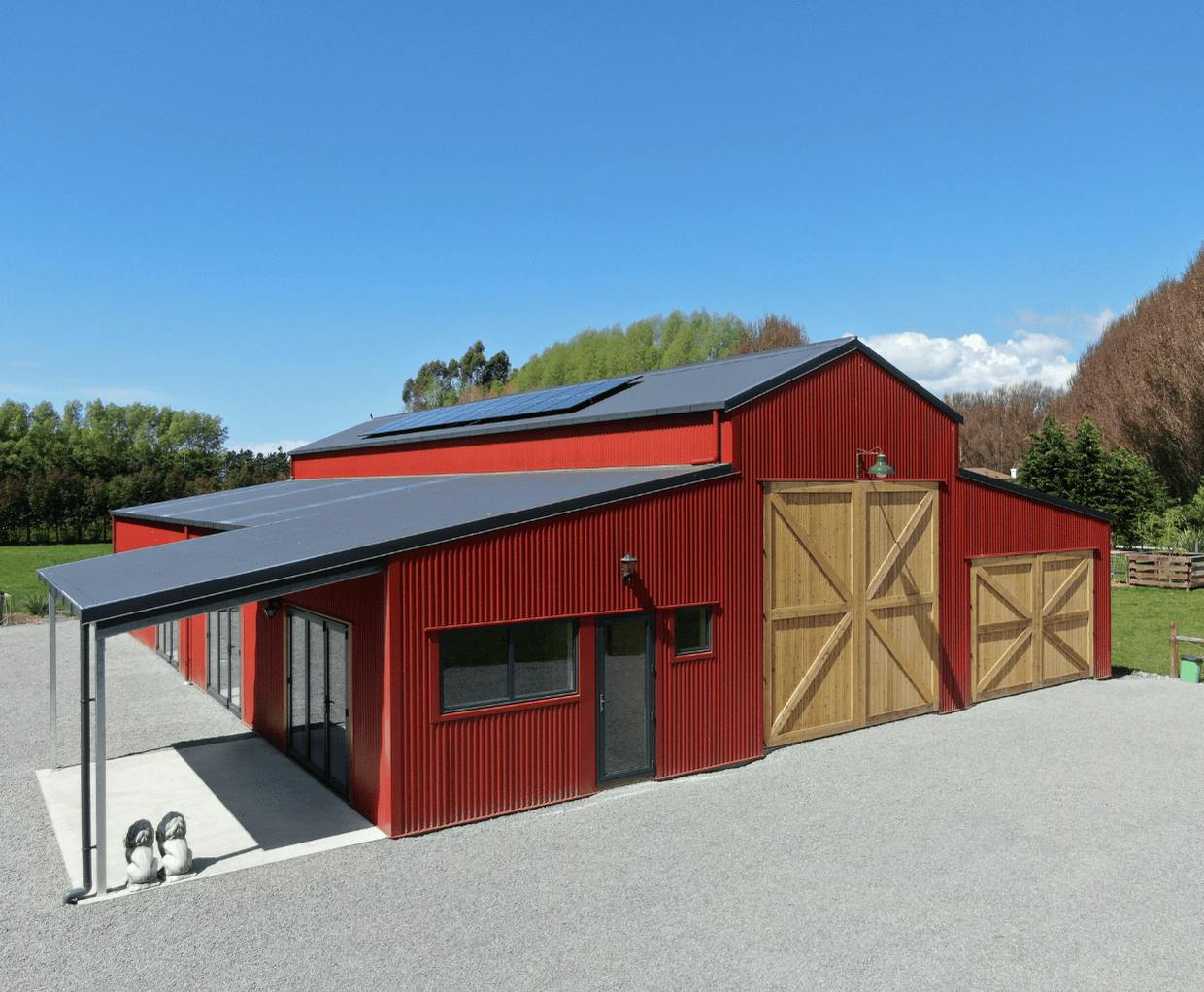 Purpose-Built American Barn Shed | Wide Span Sheds NZ