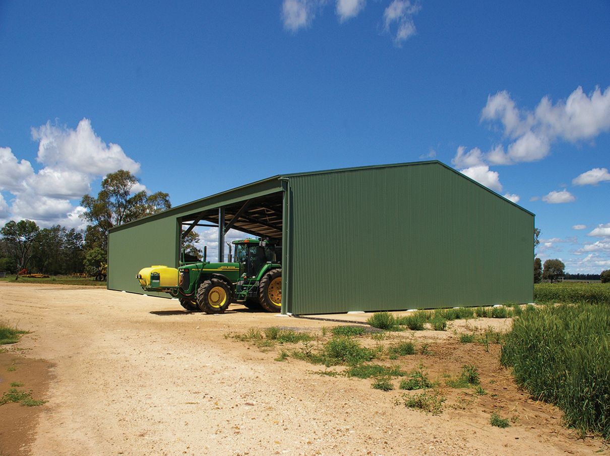 Open Gable End Sheds | Wide Span Sheds