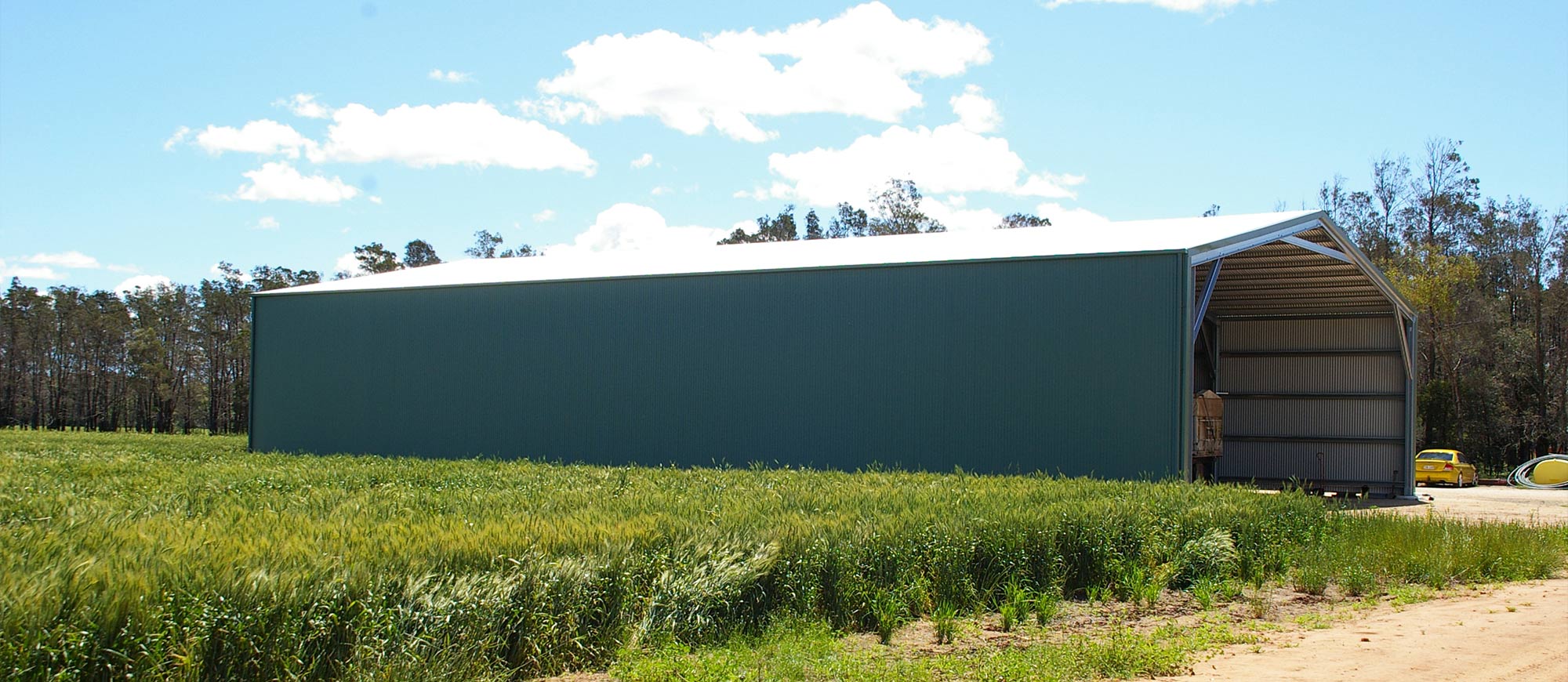 Open Gable End Sheds | Wide Span Sheds