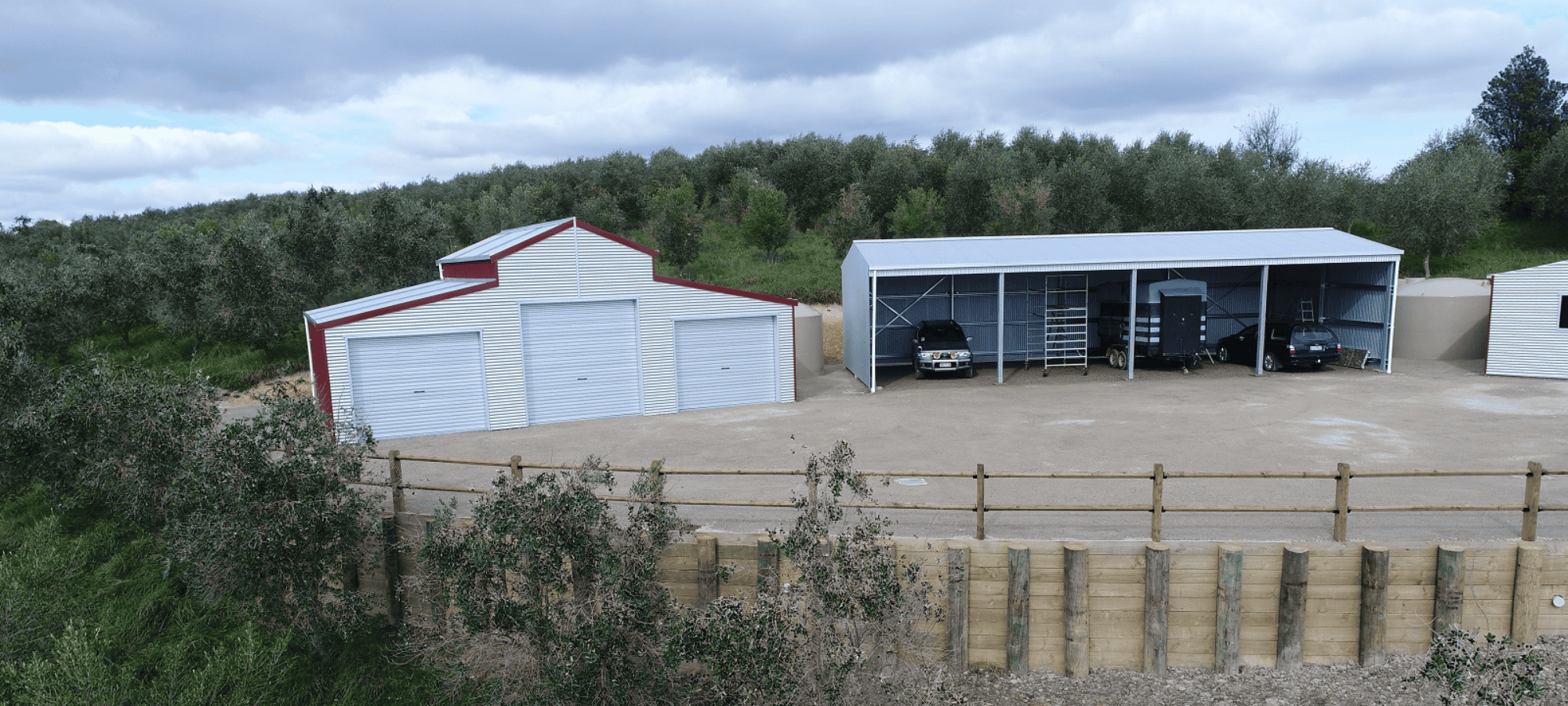 Open Front Farm Sheds | Open Bay Sheds | Wide Span Sheds