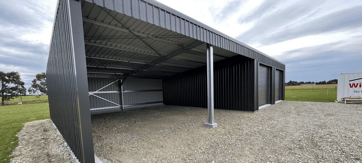 Open Front Farm Sheds | Open Bay Sheds | Wide Span Sheds