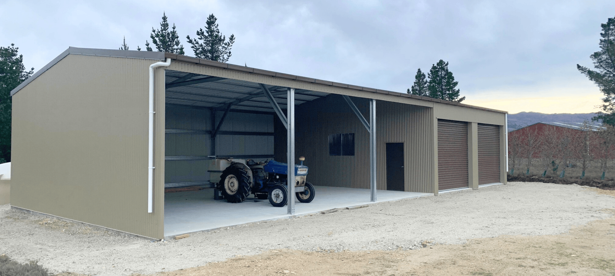 Open Front Farm Sheds | Open Bay Sheds | Wide Span Sheds