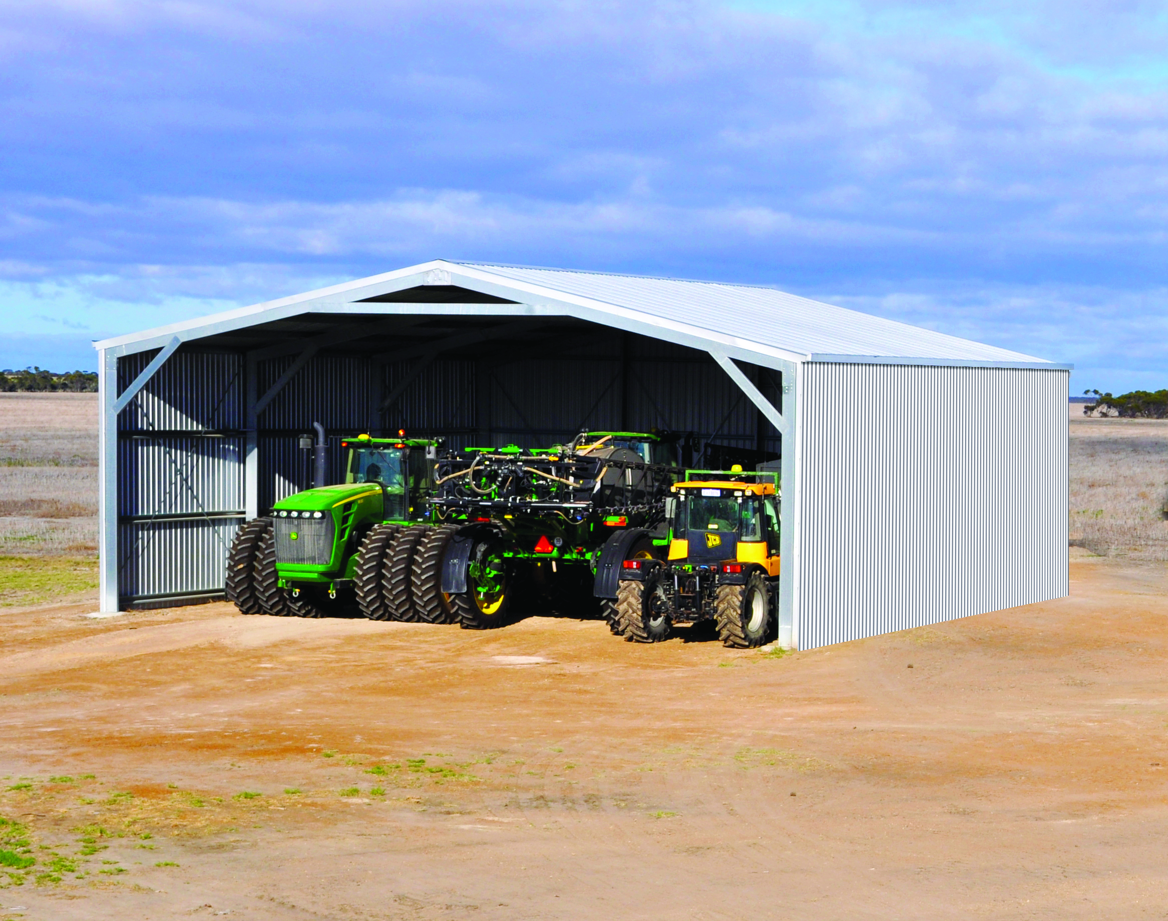 Open Gable End Sheds | Wide Span Sheds